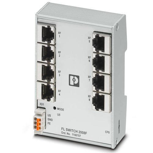 Phoenix Contact - FL SWITCH 2008F - Industrial Ethernet Switch ...