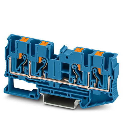 Phoenix Contact - PT 6-QUATTRO BU - Feed-through terminal block | EXPONENT CONTROLS AND ...