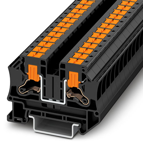 PHOENIX CONTACT - PTV 6 BK - Feed-through terminal block | EXPONENT CONTROLS AND ELECTRICAL CORP.